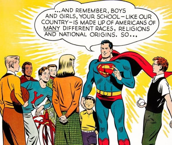 Superman_against-racism | Comics-Stuff